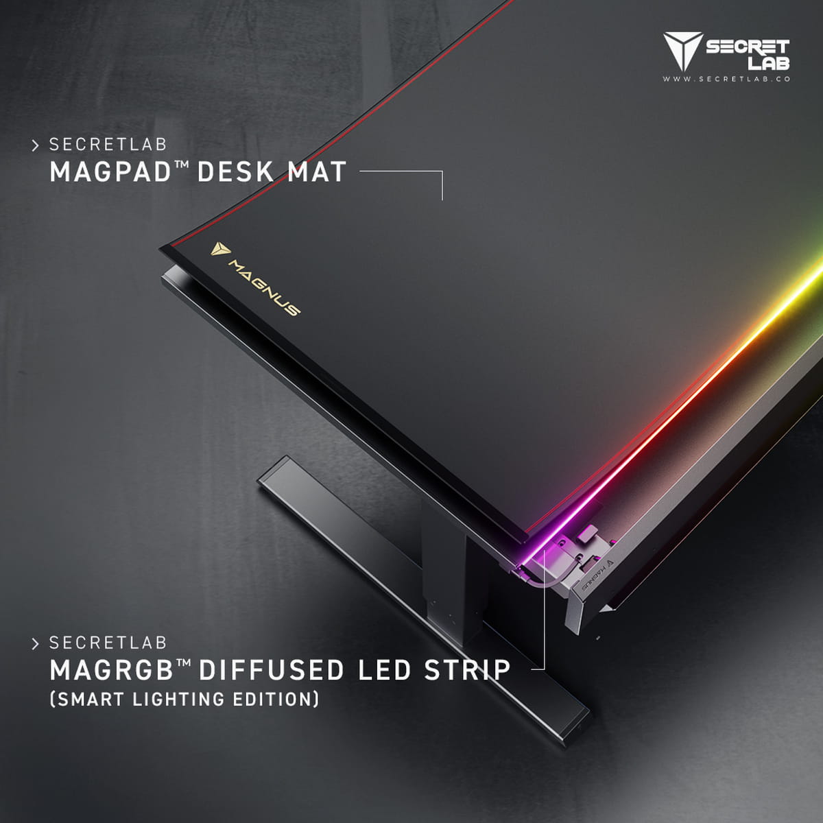 Secretlab Luncurkan Meja Gaming Terbarunya - MAGNUS Pro Metal Desk ...