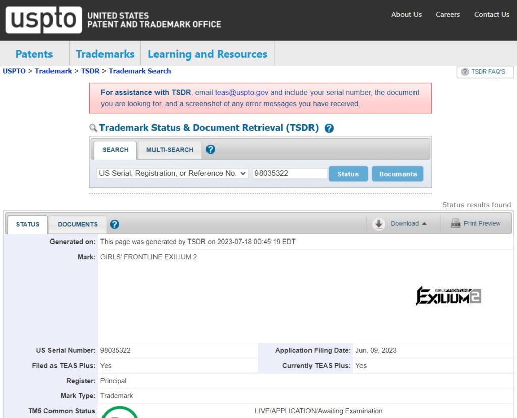 Girls' Frontline 2 Daftarkan Trademark Versi Global, Persiapan Rilis ...
