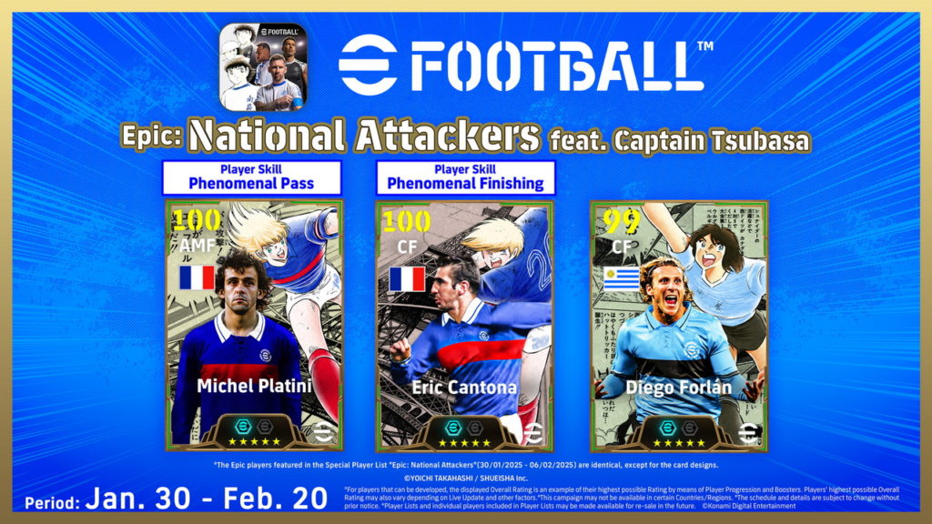 Konami Kembali Hadirkan Kolaborasi Fase Kedua eFootball dengan Captain Tsubasa | GamerWK